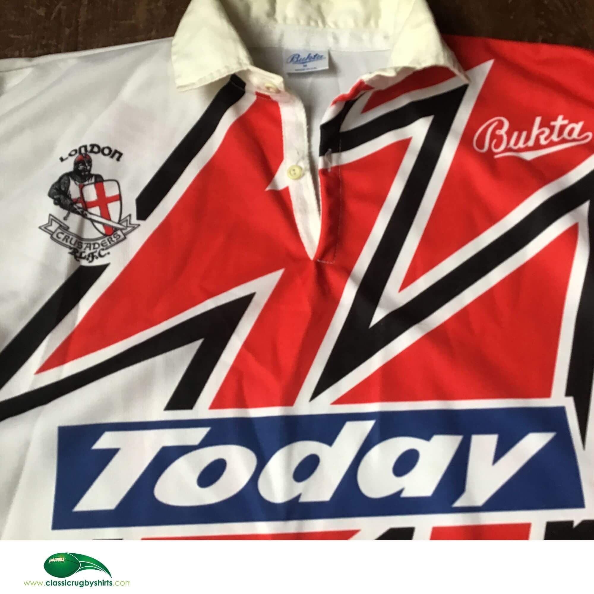 Classic Rugby Shirts | 1991 London Crusaders Vintage Heritage Old Jerseys