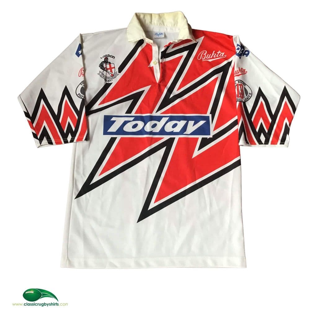 Classic Rugby Shirts | 1991 London Crusaders Vintage Heritage Old Jerseys