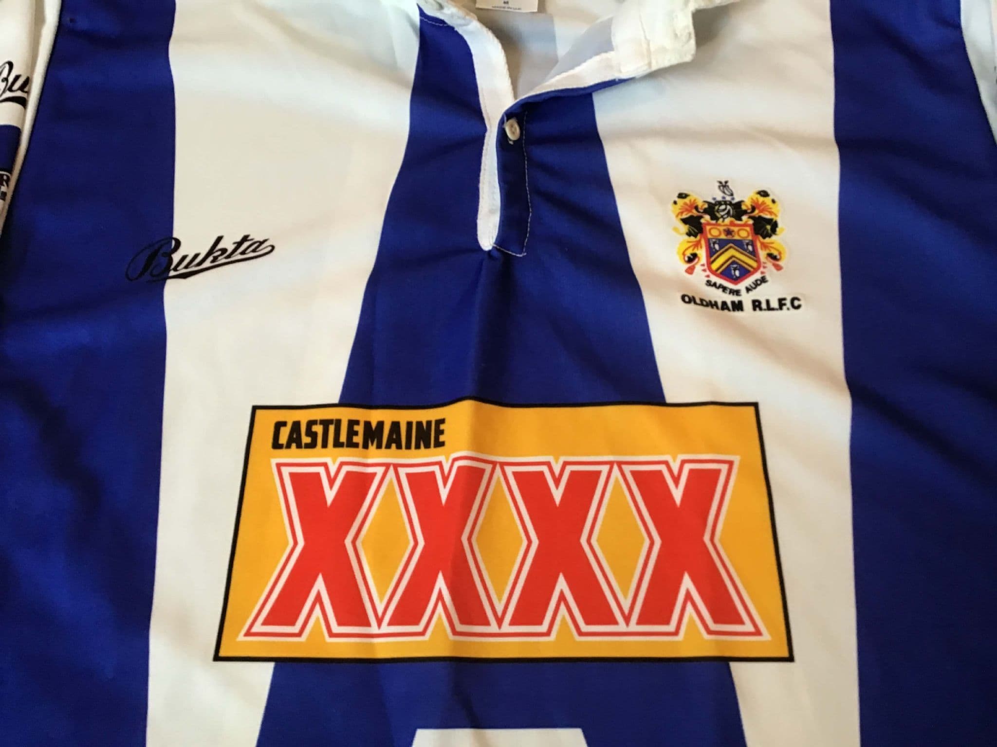 Classic Rugby Shirts | 1992 Oldham RL Vintage Old Jerseys