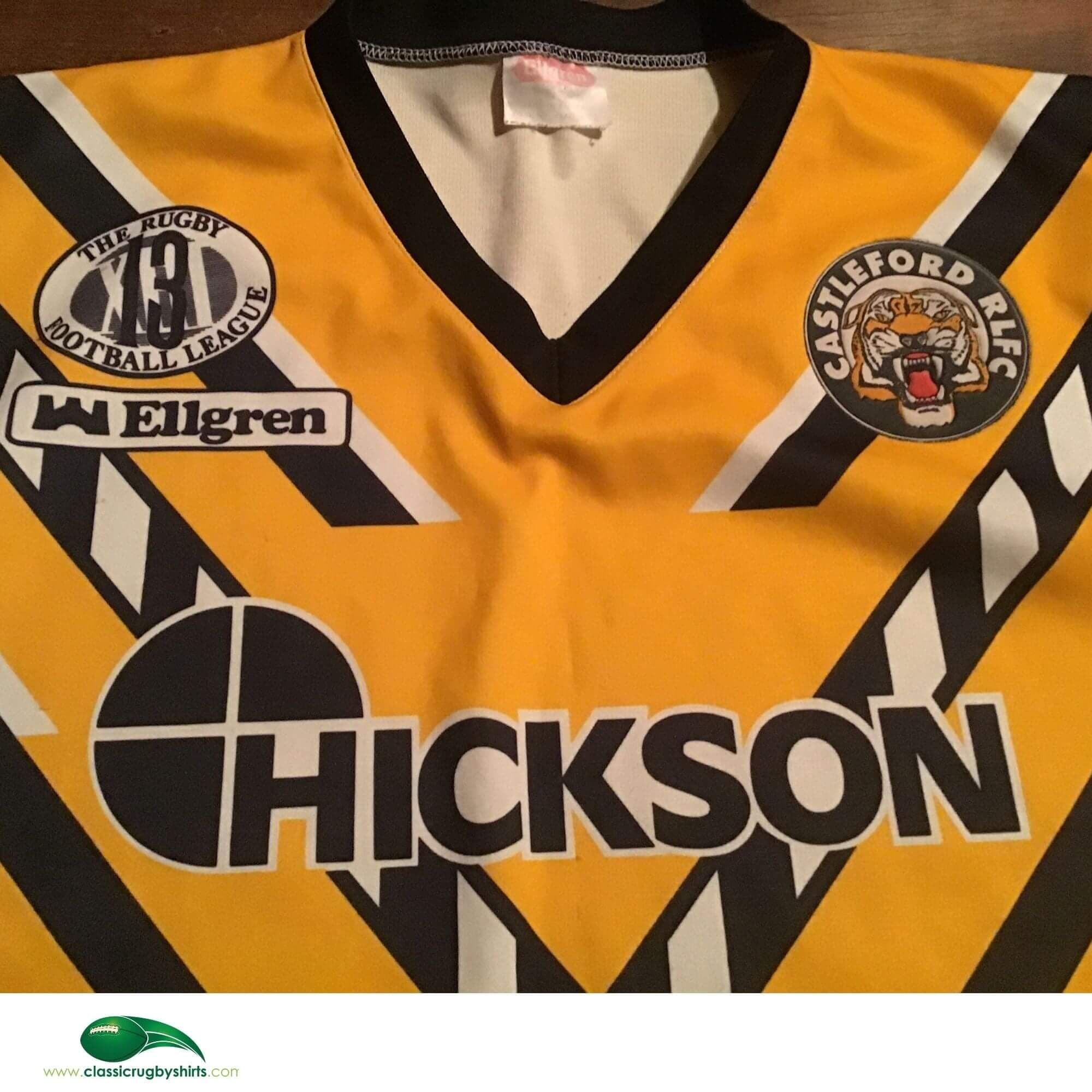 World Rugby Shirts | 1991 Castleford Vintage Old League Jerseys