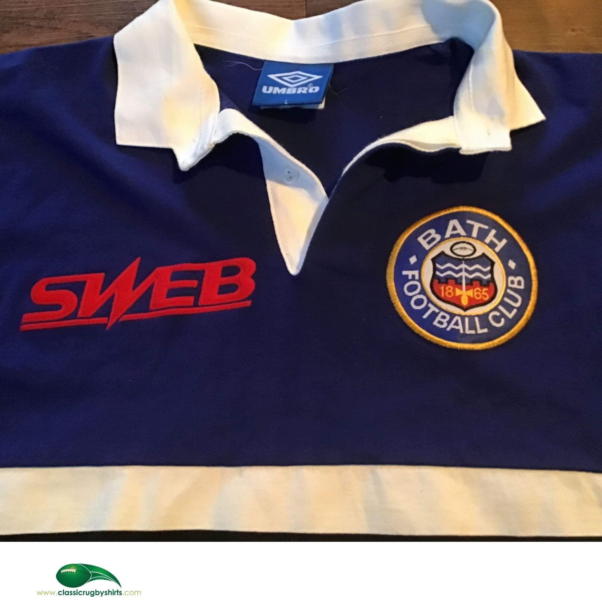 World Rugby Shirts | Bath 1992 Old Vintage Classic Jerseys