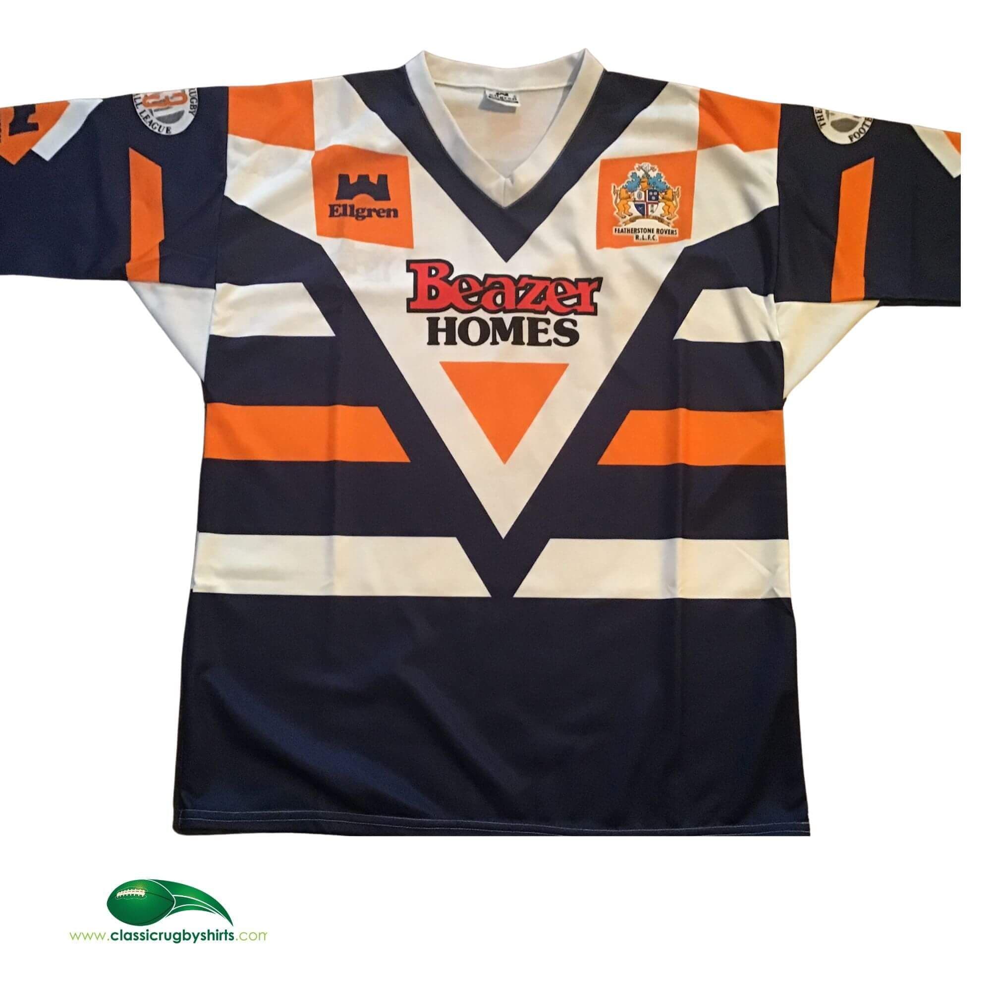 Classic Rugby Shirts| 1992 Featherstone Vintage Old Jerseys