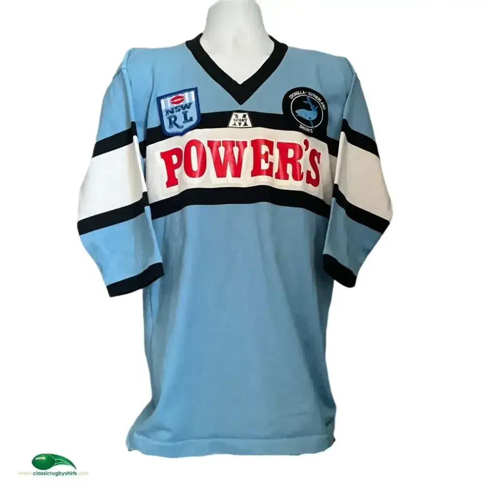 NRL Rugby Shirts | 1992 Cronulla Sharks Vintage Old RL Jerseys