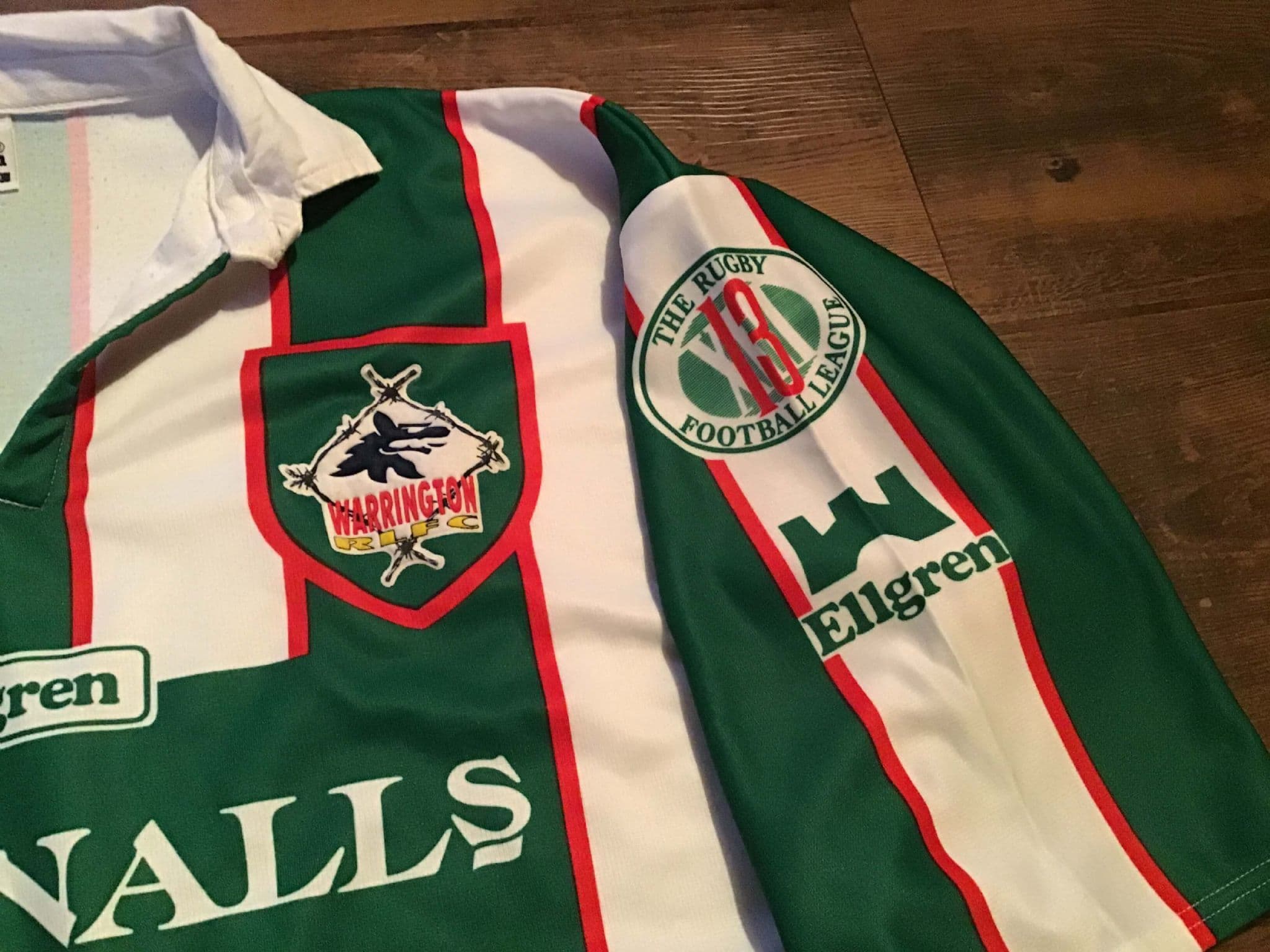 Classic Rugby Shirts | 1993 Warrington Wolves Vintage Old Jerseys