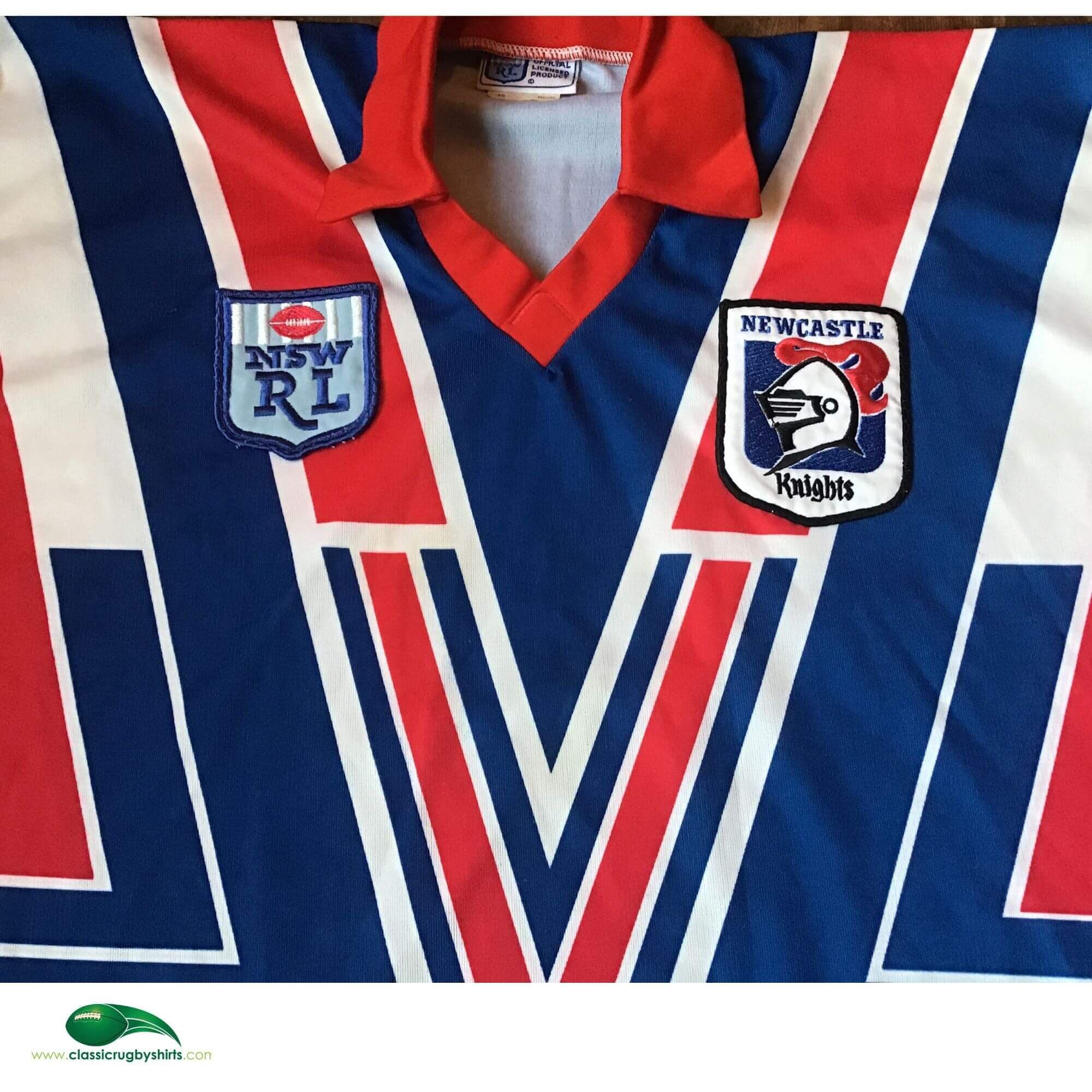 World Rugby Shirts | 1993 Newcastle Knights Sevens Vintage Old Jerseys