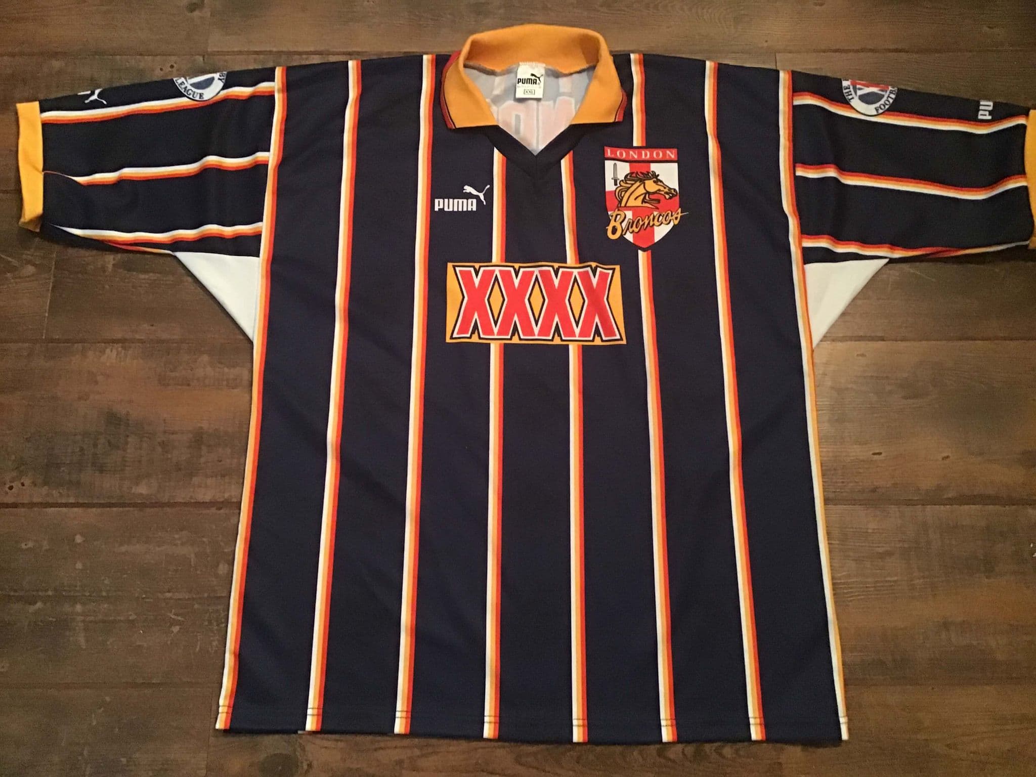 Classic Rugby Shirts | 1994 London Broncos Vintage Heritage Old Jerseys