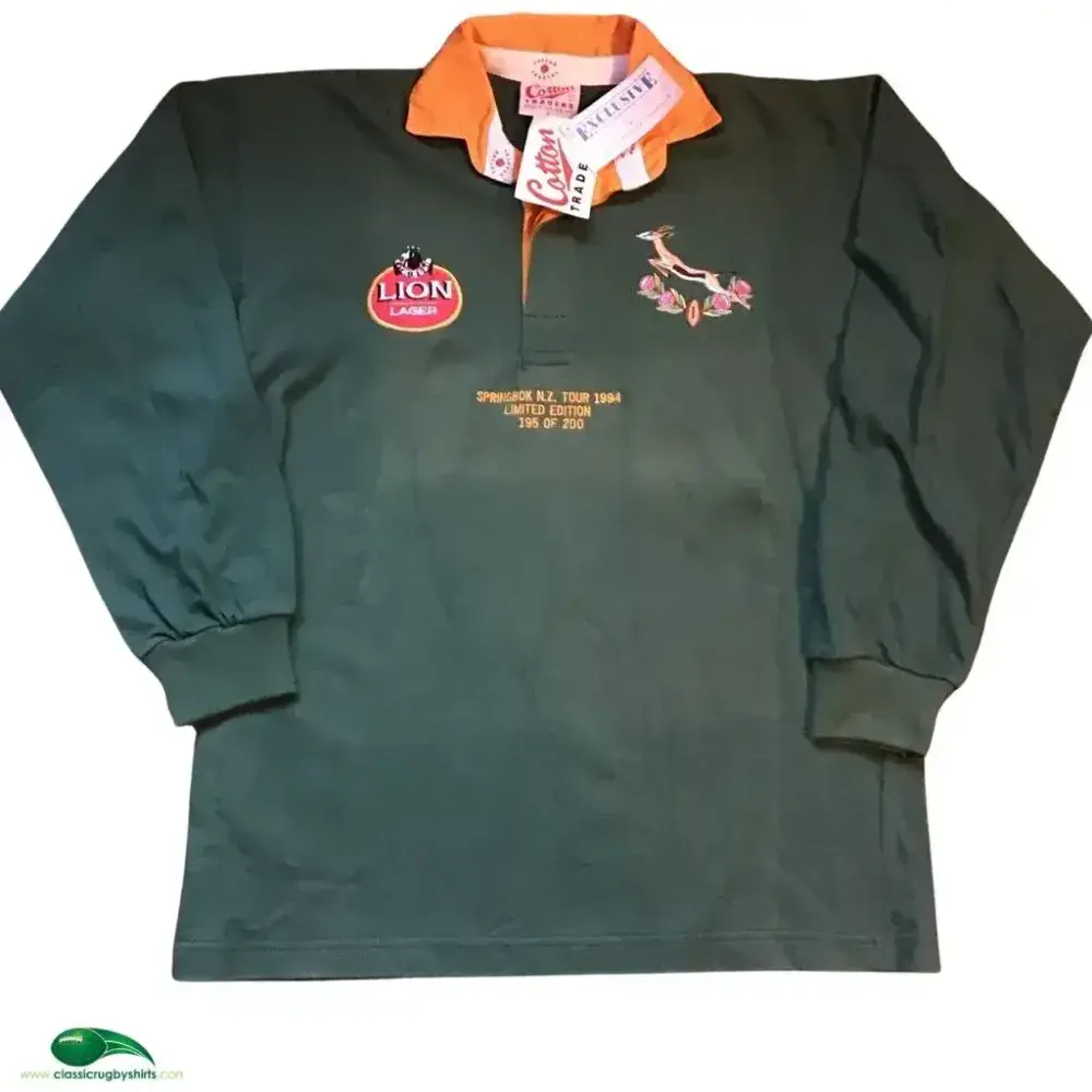 Classic Rugby Shirts | 1994 Springboks NZ Tour Old Vintage Jerseys
