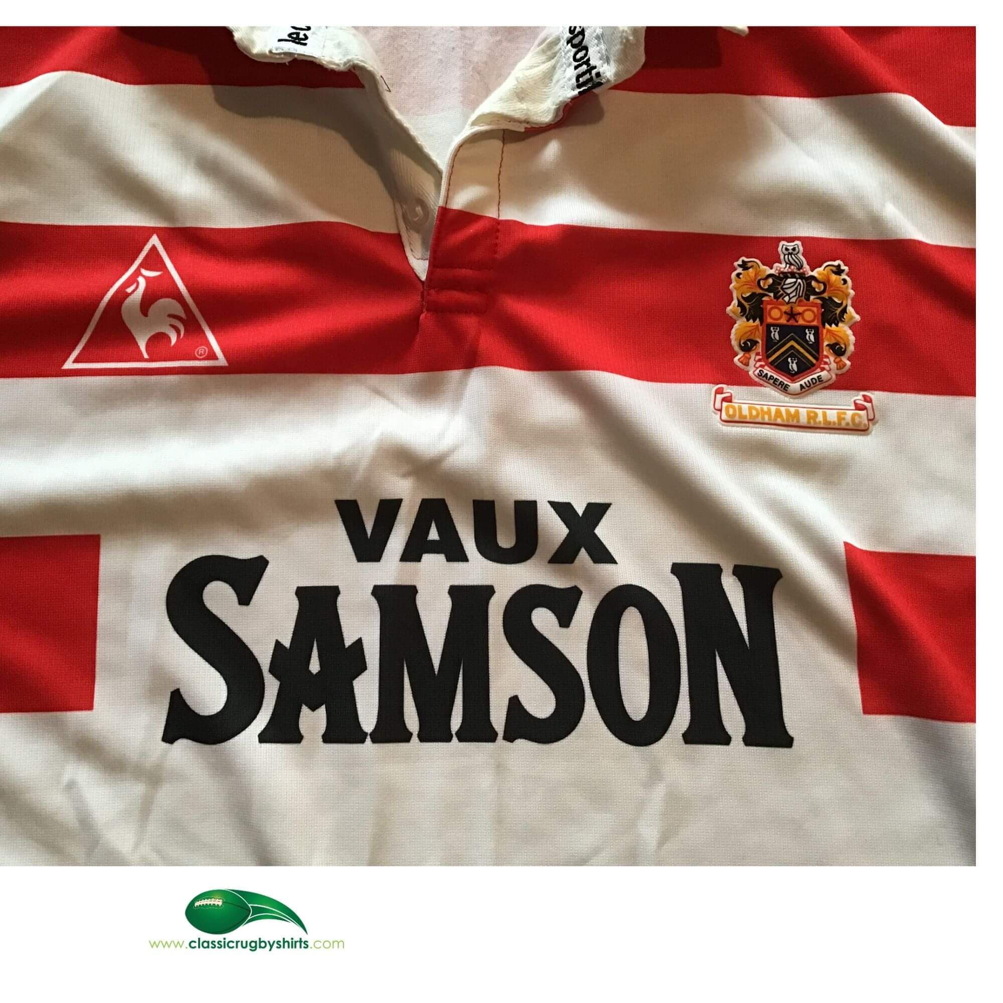 World Rugby Shirts | 1995 Oldham RL Vintage Old Classic Jerseys