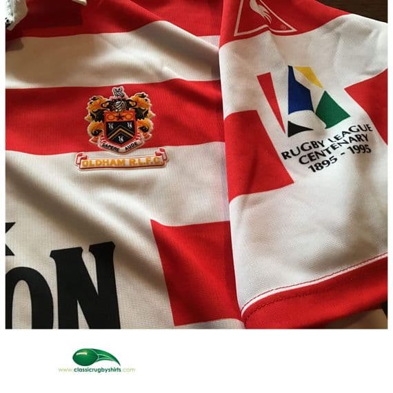 World Rugby Shirts | 1995 Oldham RL Vintage Old Classic Jerseys