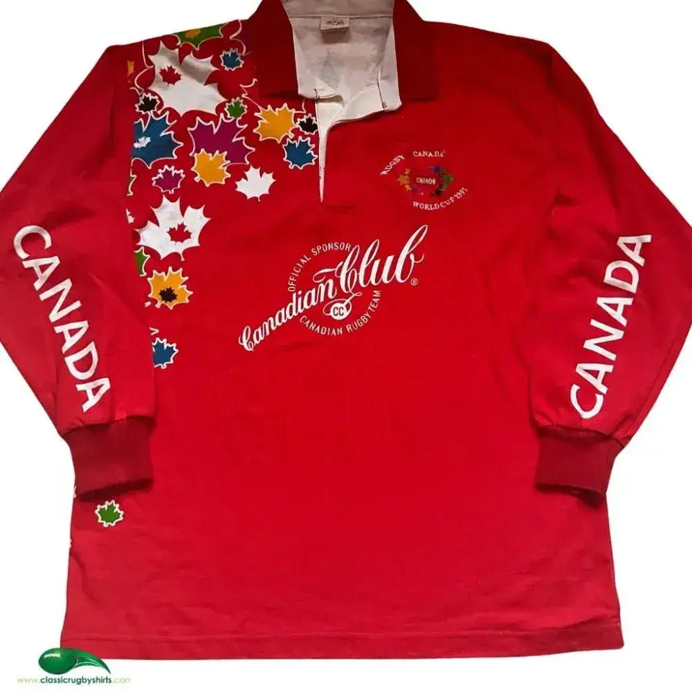 World Cup Rugby Shirts | 1995 Canada RWC Old Vintage Jerseys