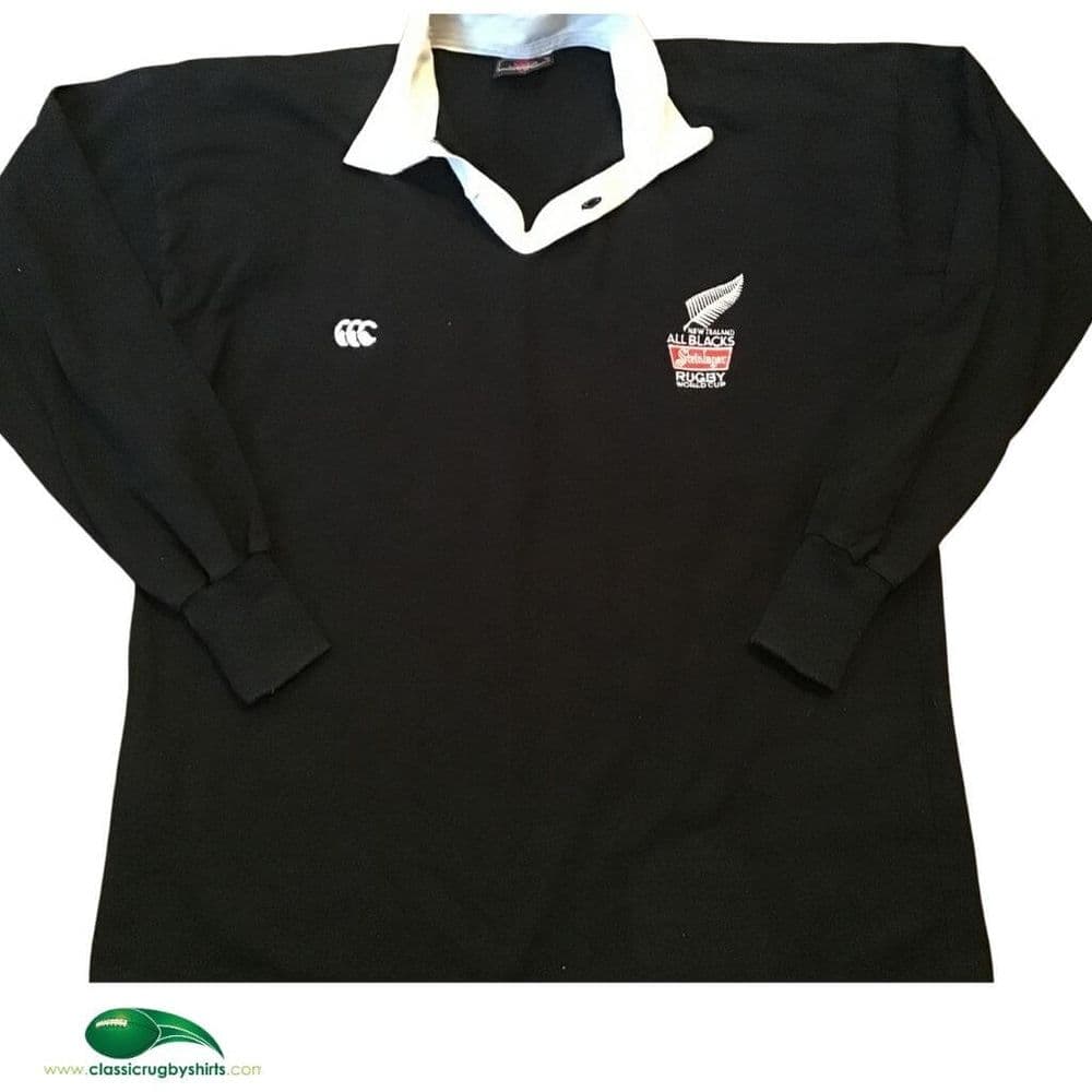 RWC Rugby Shirts | World Cup Old Jerseys All Blacks 1995 New Zealand