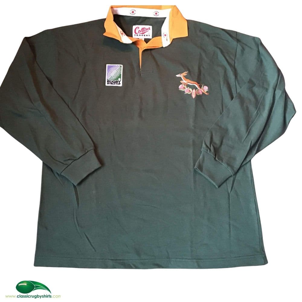 World Cup Rugby Shirts | 1995 South Africa RWC Springboks Old Vintage ...
