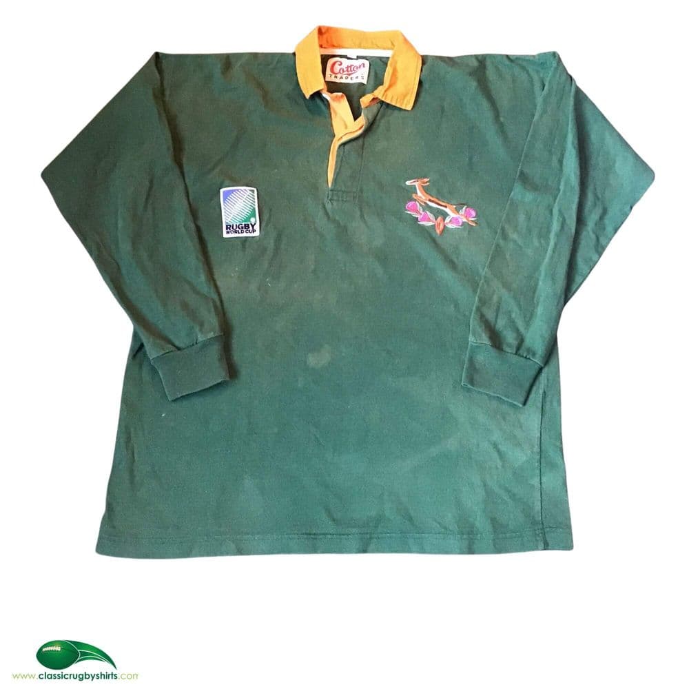 World Cup Rugby Shirts | 1995 South Africa RWC Springboks Old Vintage ...