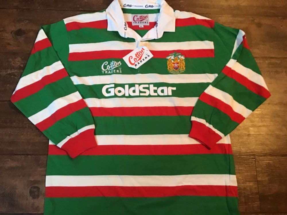 Classic Rugby Shirts | 1996 Leicester Tigers Vintage Retro Old Jerseys