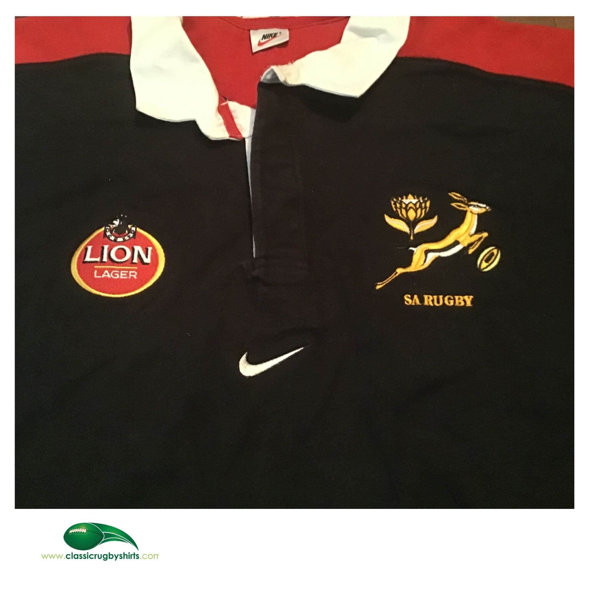 Classic Rugby Shirts | 1996 South Africa Old Vintage Springboks Player ...