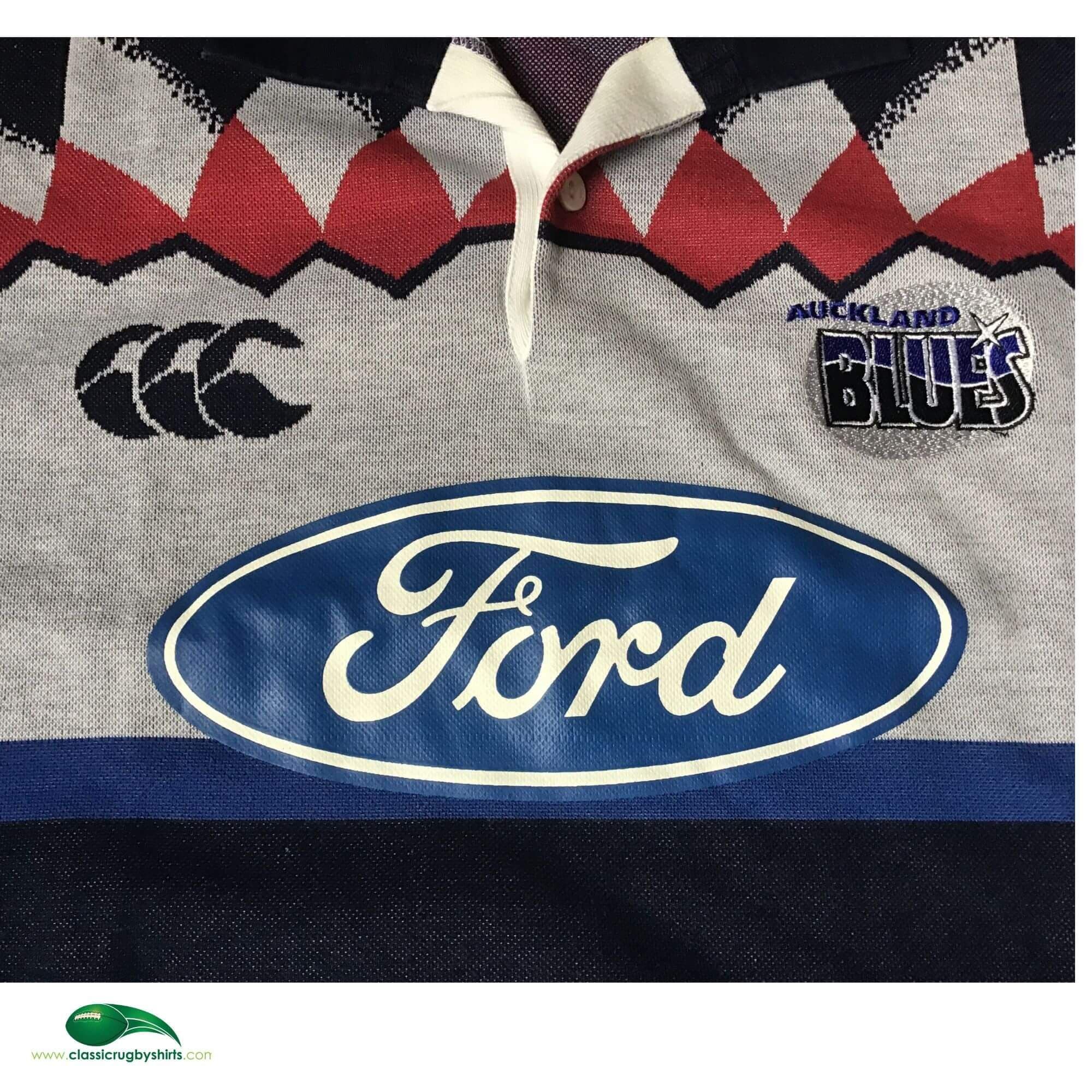 Super Rugby Shirts | 1997 Auckland Blues Vintage Old Temex Jerseys