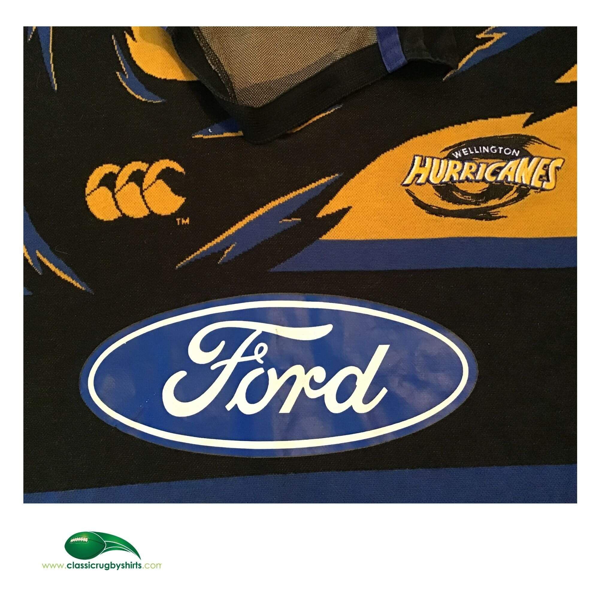 Classic World Rugby Shirts | 1998 Hurricanes Vintage Old Jerseys