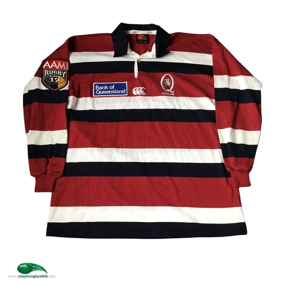 Super Rugby Shirts | 1999 Queensland Reds Classic Vintage Old Jerseys