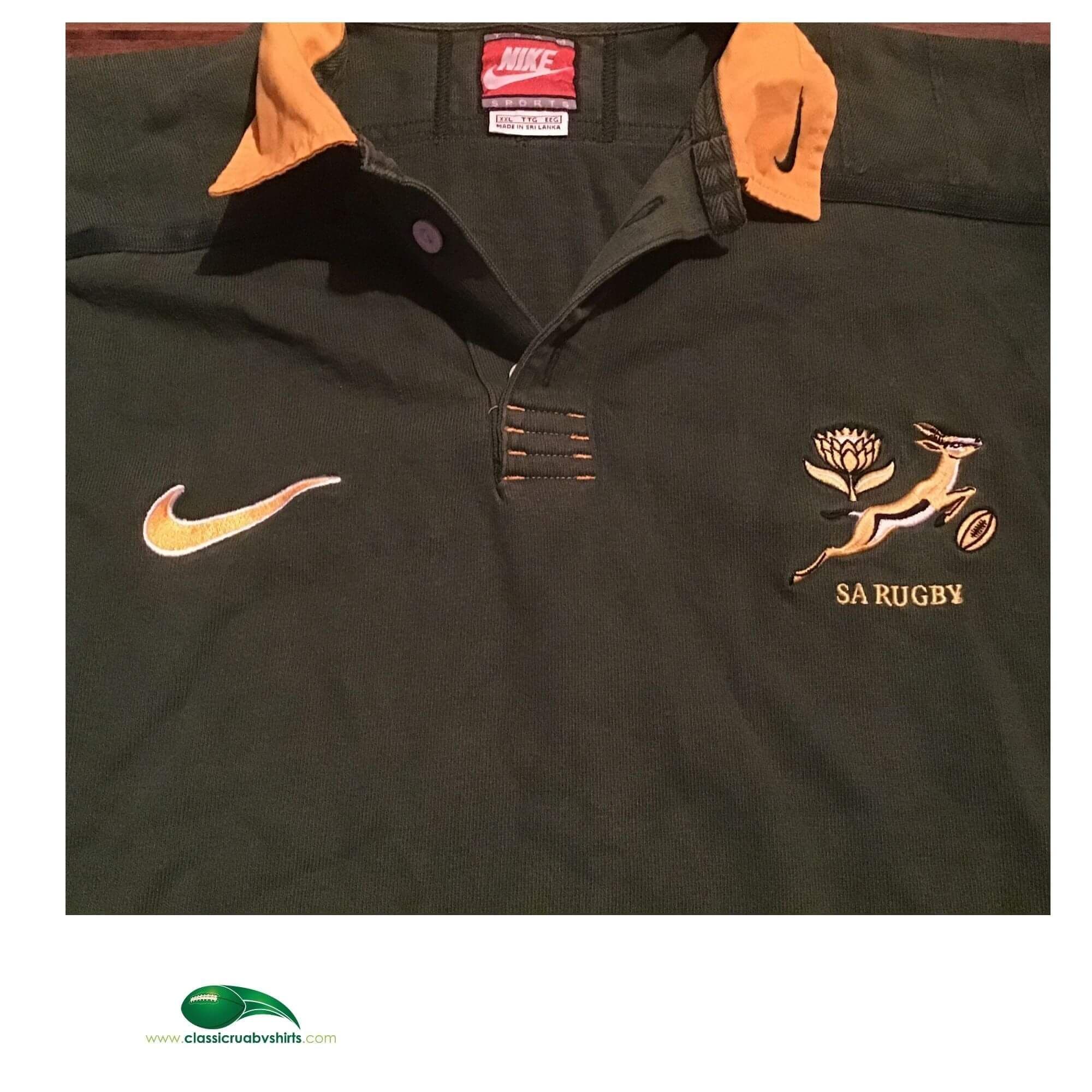 Classic Rugby Shirts | 1998 South Africa Old Vintage Springboks Jersey