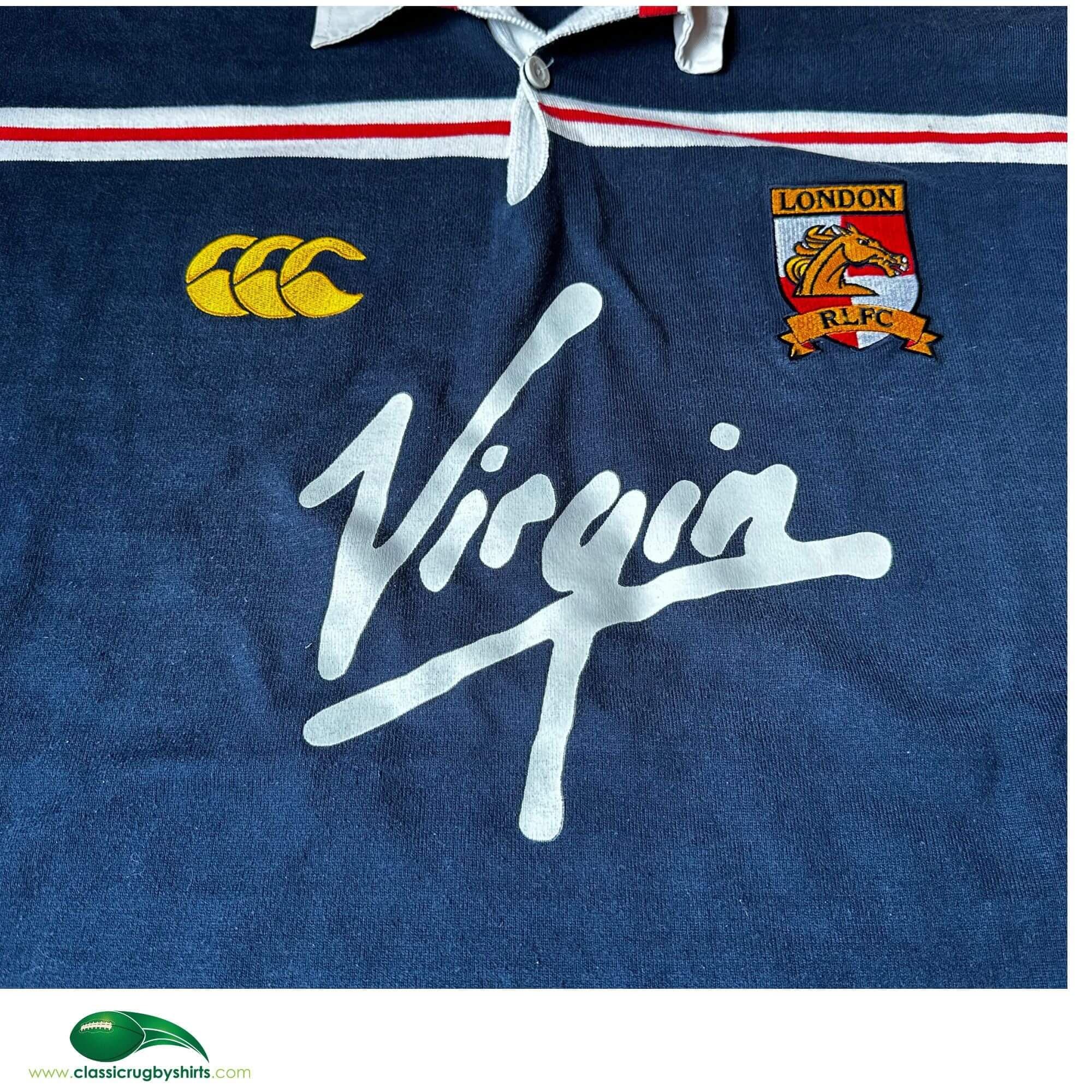 Classic Rugby Shirts | 1999 London Broncos Vintage Old RL Jerseys