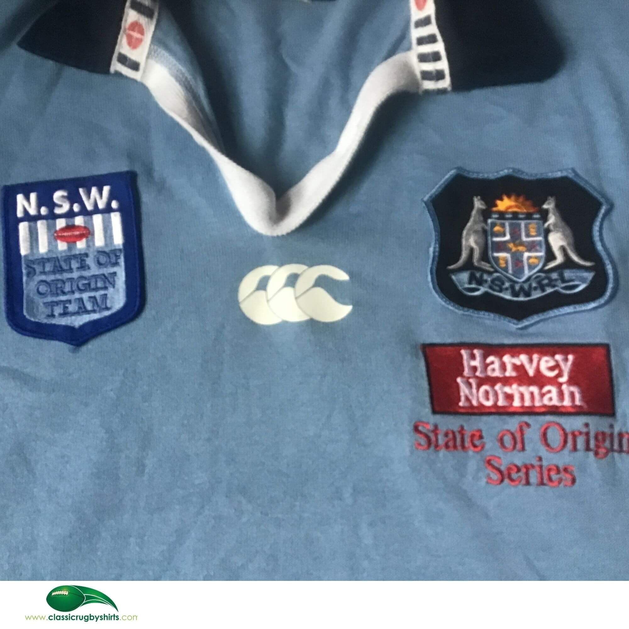 NRL Rugby Shirts | 1999 New South Wales Vintage Old Retro Jerseys