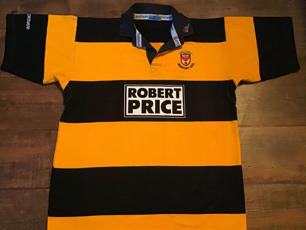 Classic Rugby Shirts | 1998 Newport RFC Vintage Old Jerseys