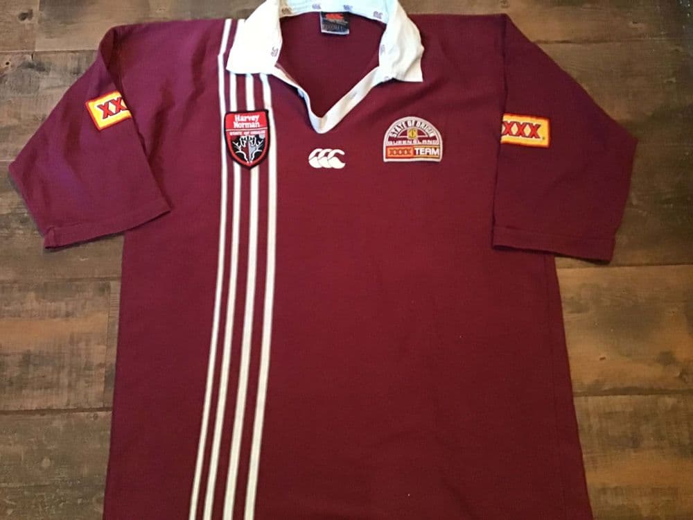 Old Rugby Shirts | 1999 Queensland Maroons Vintage Retro Jerseys