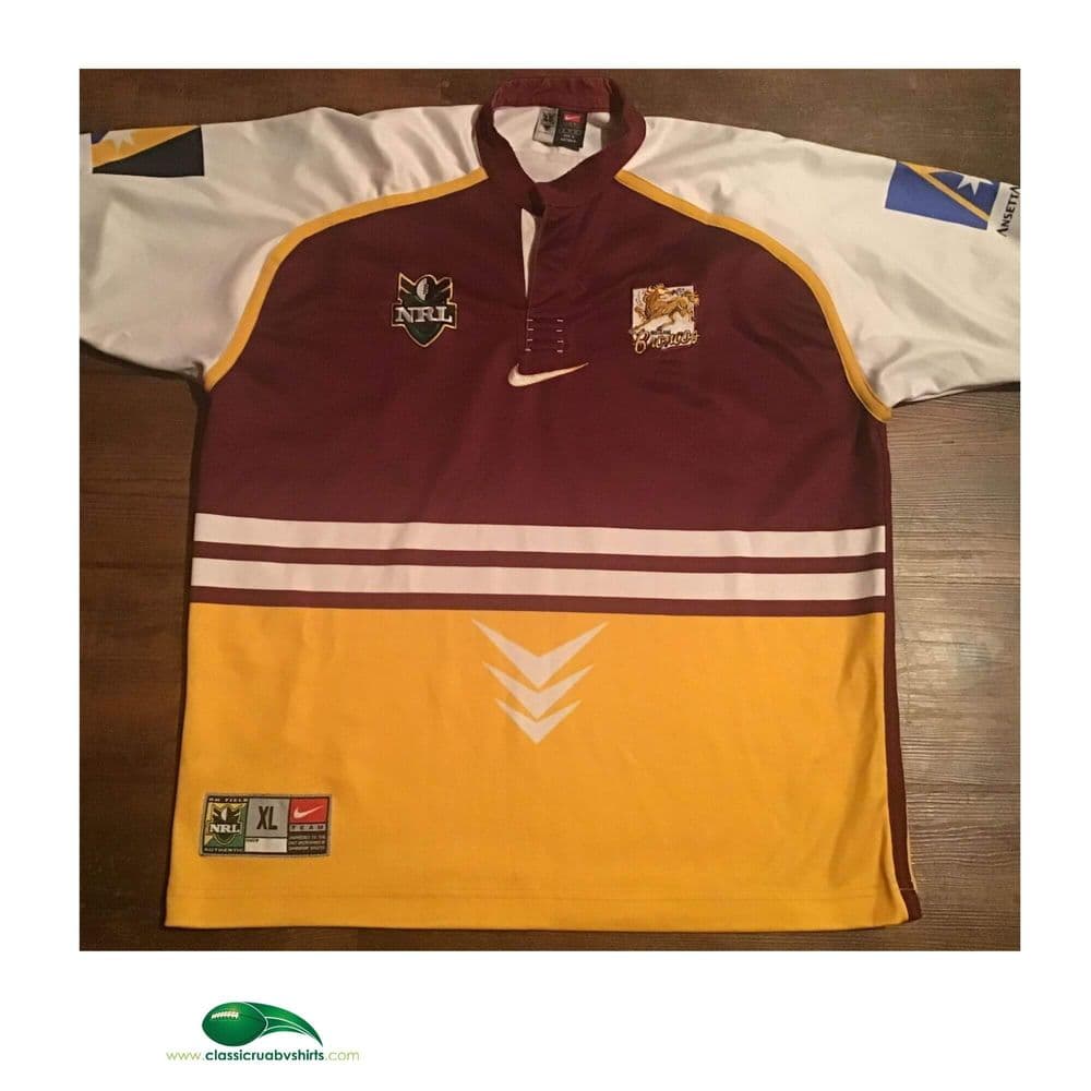 World Rugby Shirts | 1999 Brisbane Broncos Vintage Old NRL Jerseys