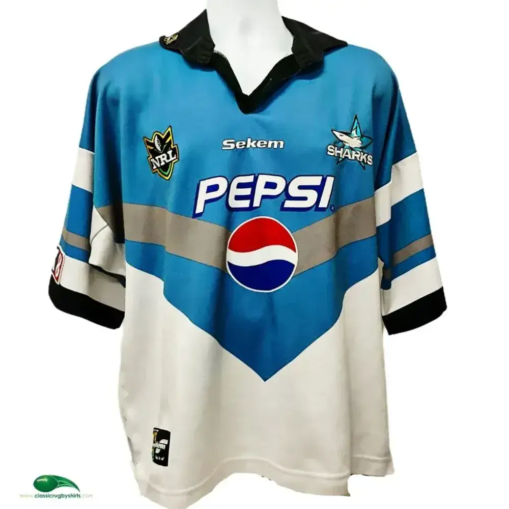 NRL Rugby Shirts | 1999 Cronulla Sharks Vintage Old Jerseys