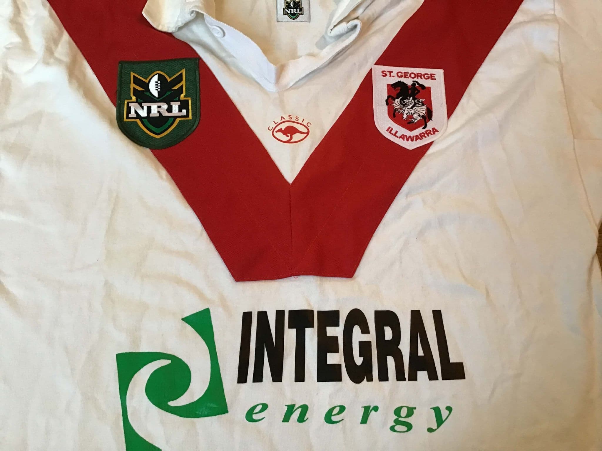 Classic Rugby Shirts | 1999 St George Illawarra Vintage Old Jerseys