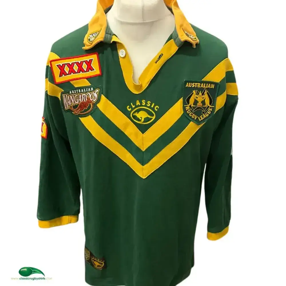 2000 Australia Rugby League World Cup Shirt - Kangaroos Old Classic Jerseys
