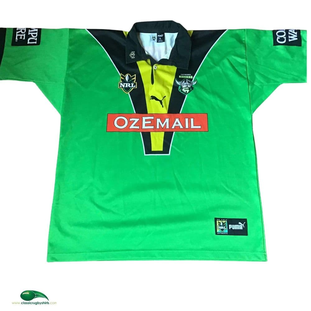 NRL Rugby Shirts | 2000 Canberra Raiders Vintage Old Jerseys