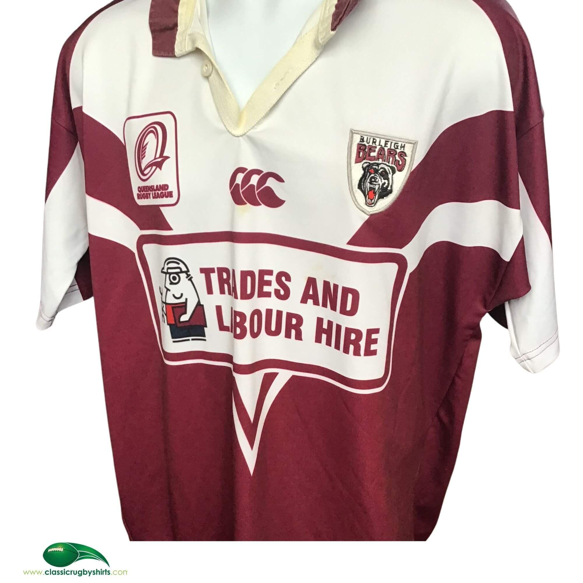 Classic Rugby Shirts | 2000 Burleigh Bears Vintage Old Retro Jerseys