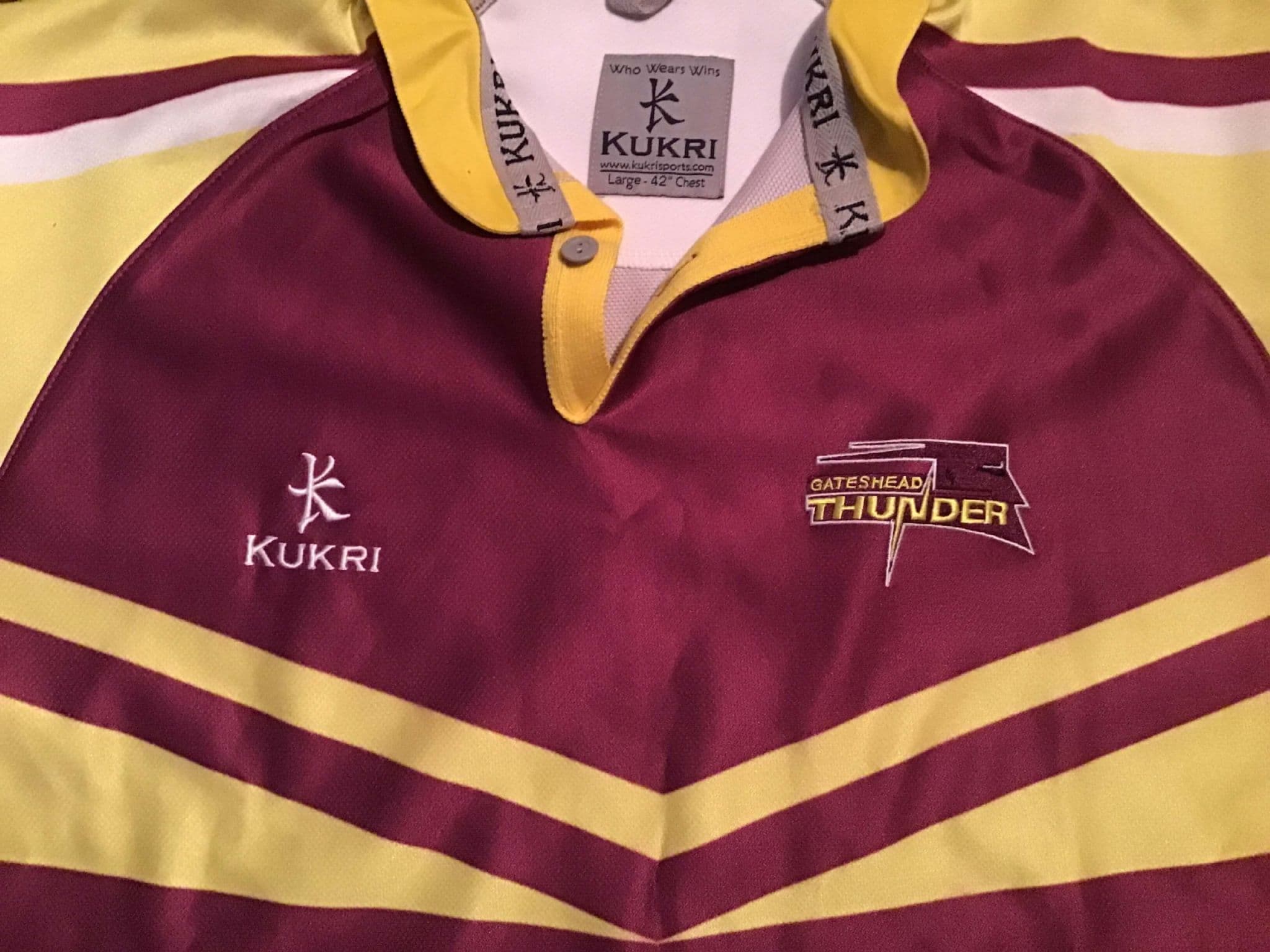 Classic Rugby Shirts | 2008 Gateshead Thunder Vintage Old League Jerseys