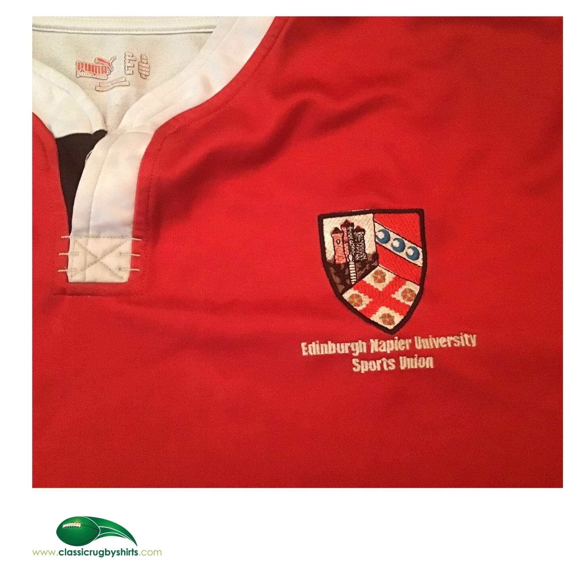 Classic Rugby Shirts | 2000 Edinburgh Napier University Vintage Old Jerseys