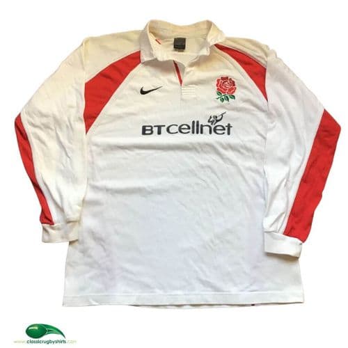 World Rugby Shirts | 2001 England Vintage Old Jerseys