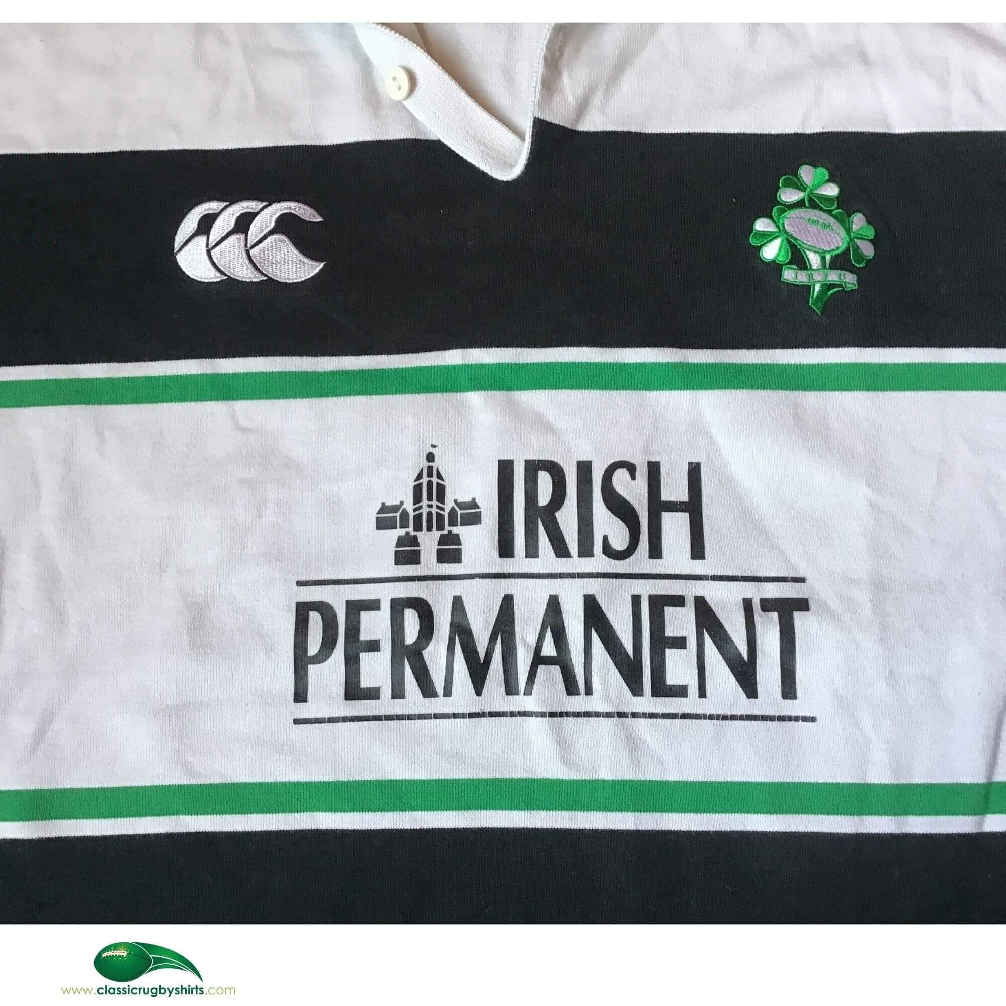 World Rugby Shirts | 2001 Ireland Old Vintage Retro Jerseys