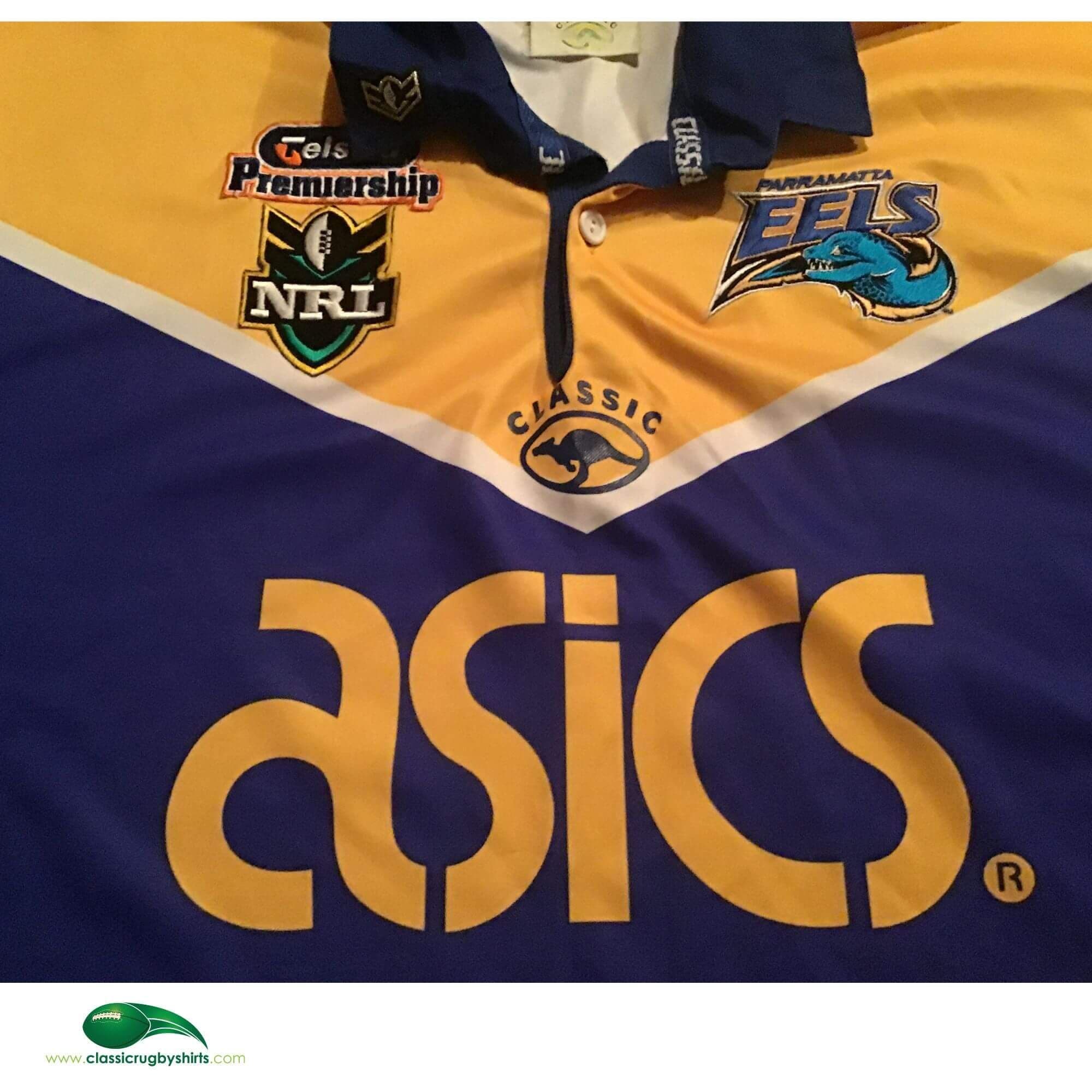 Classic World Rugby Shirts | 2001 Parramatta Eels Vintage Old NRL Jerseys