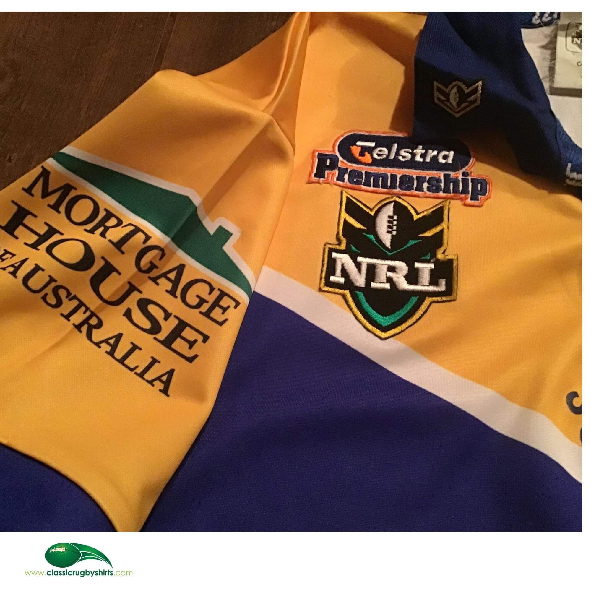 Classic World Rugby Shirts | 2001 Parramatta Eels Vintage Old NRL Jerseys