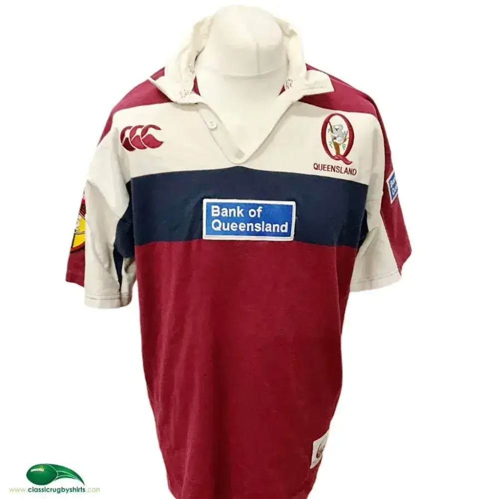 Super Rugby Shirts | 2001 Queensland Reds Vintage Old Retro Jerseys