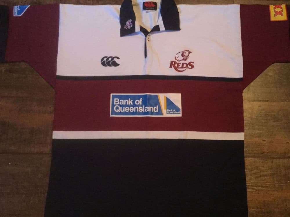 Classic Rugby Shirts | 2001 Queensland Reds Vintage Old Retro Jerseys