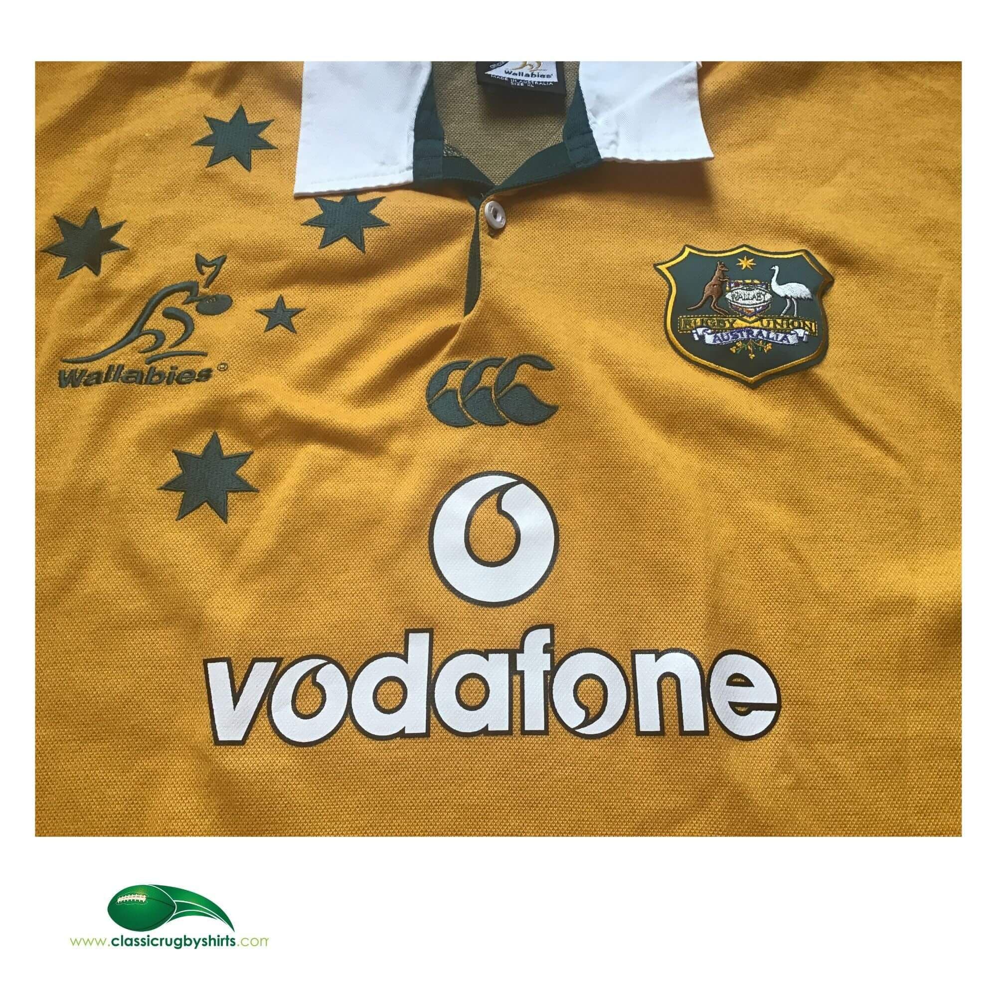 World Rugby Shirts | 2002 Australia Old Vintage Temex Jerseys