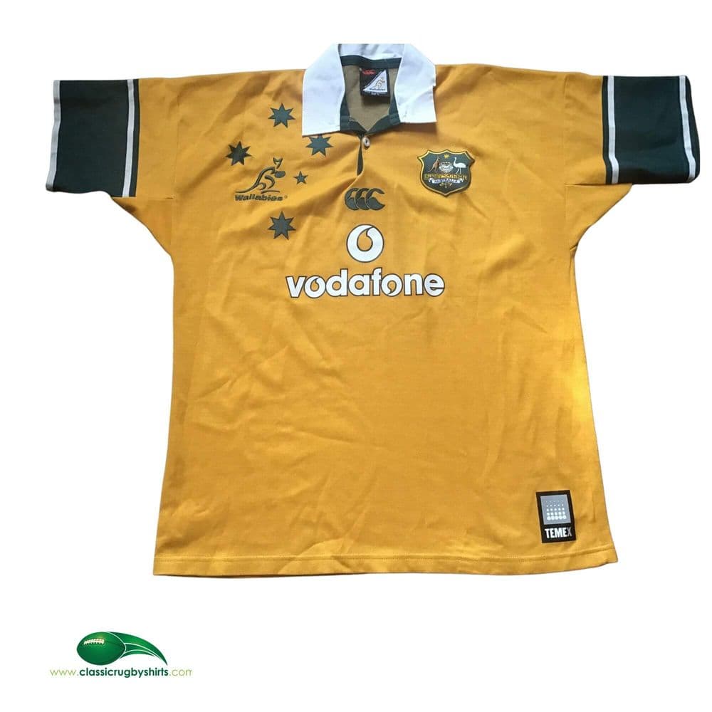 World Rugby Shirts | 2002 Australia Old Vintage Temex Jerseys
