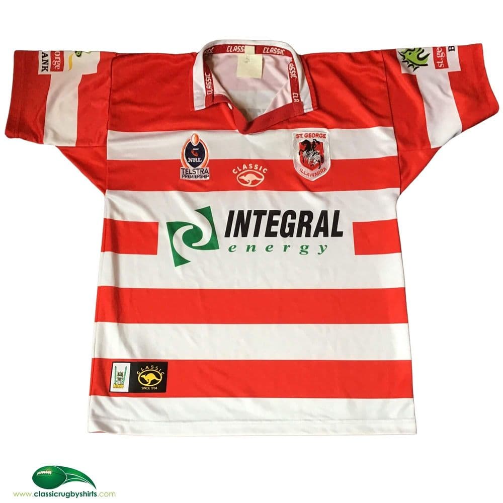 Old Rugby Shirts | 2001 St George Illawarra Vintage Jerseys