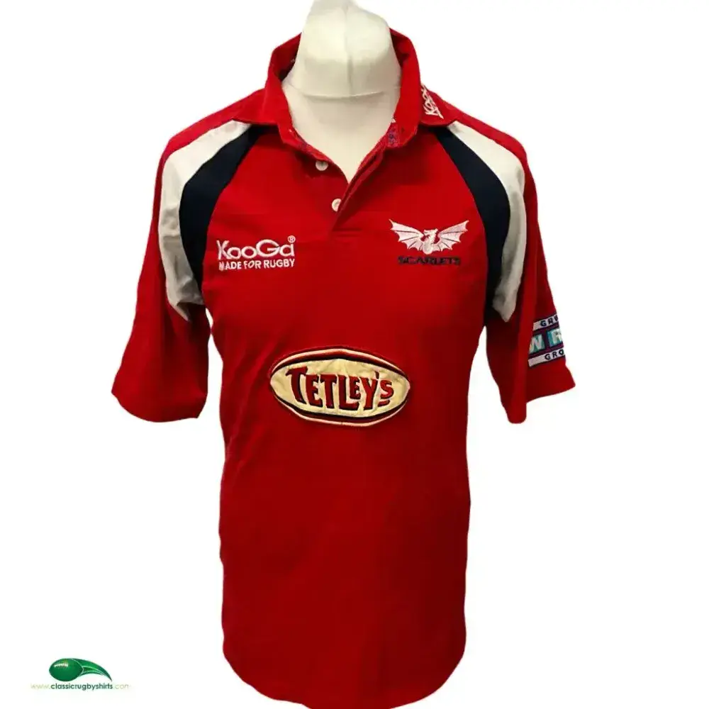 2003 2004 Scarlets Vintage Old Rugby Shirts Jerseys