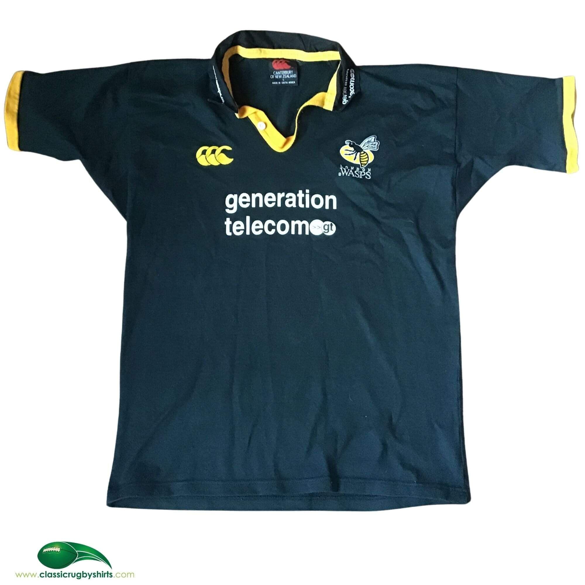 World Rugby Shirts | Wasps 2003 Vintage Old Classic Jerseys