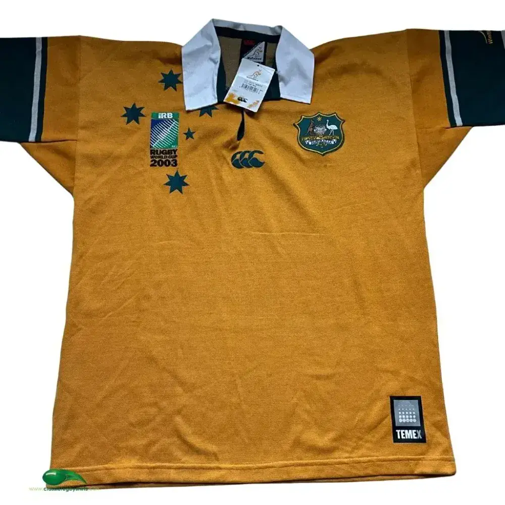 Temex Rugby Shirts | 2003 Australia World Cup Old Vintage Jerseys