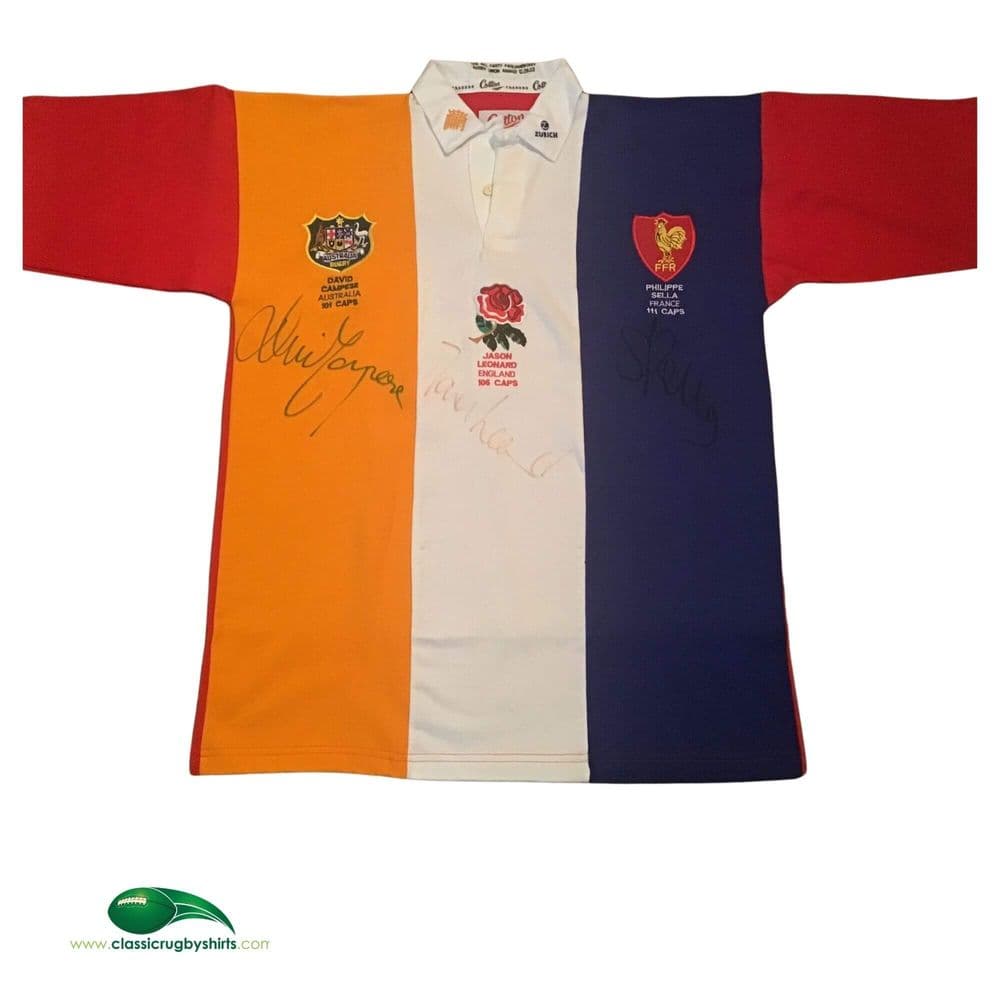 Classic Rugby Shirts | Campese Leonard Sella 100 caps 2003 Vintage Jerseys