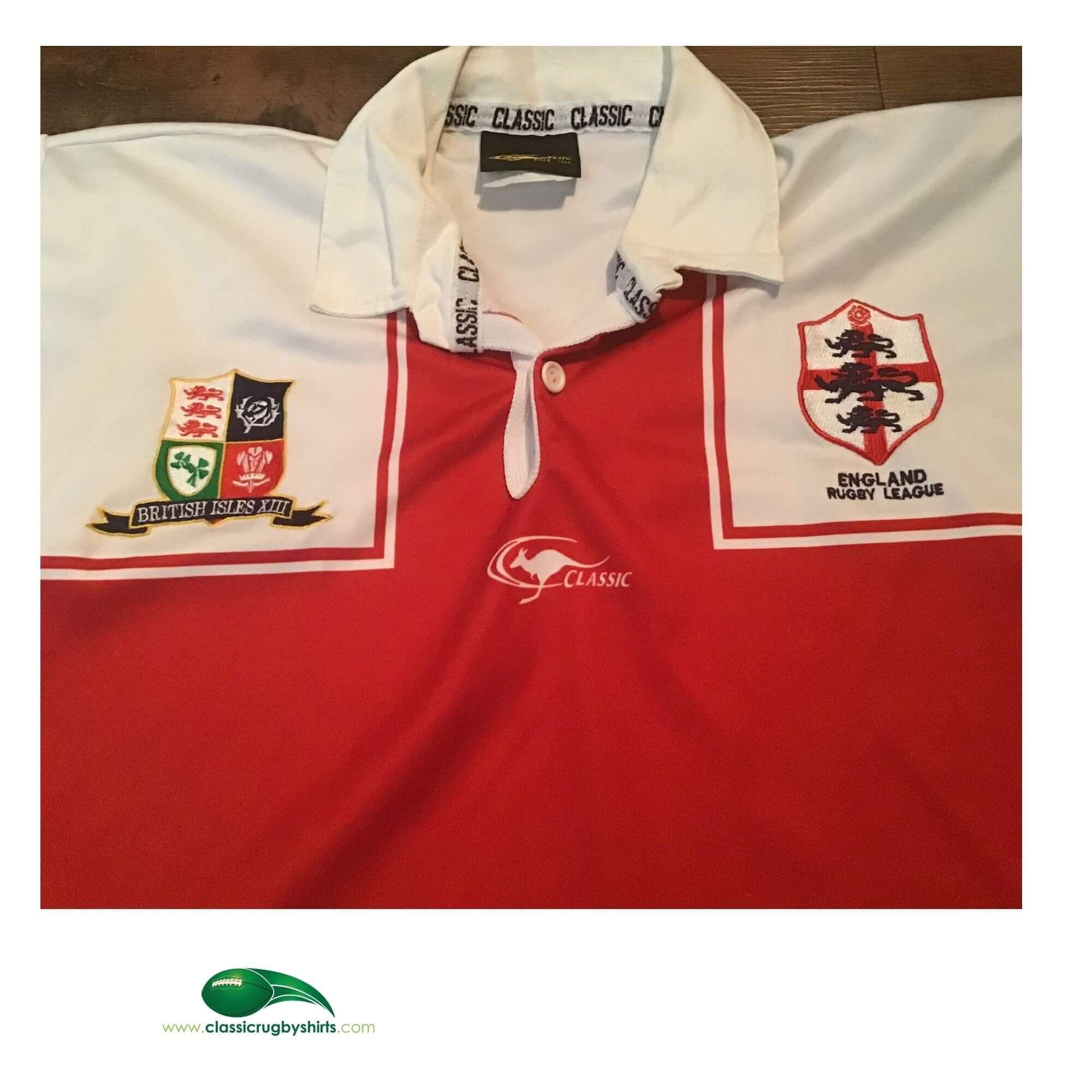 Classic Rugby Shirts | 2003 England RL Vintage Old League Jerseys
