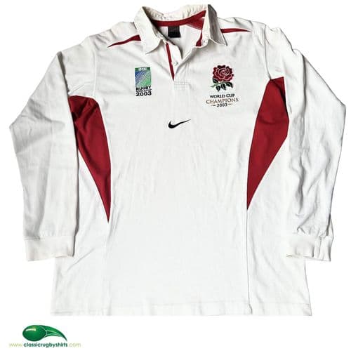 World Cup Rugby Shirts | 2003 England RWC Vintage Old Jerseys